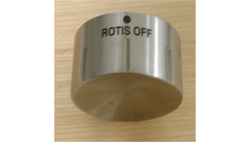 KNOB, SS ROTIS W/CLIPS – United Grills