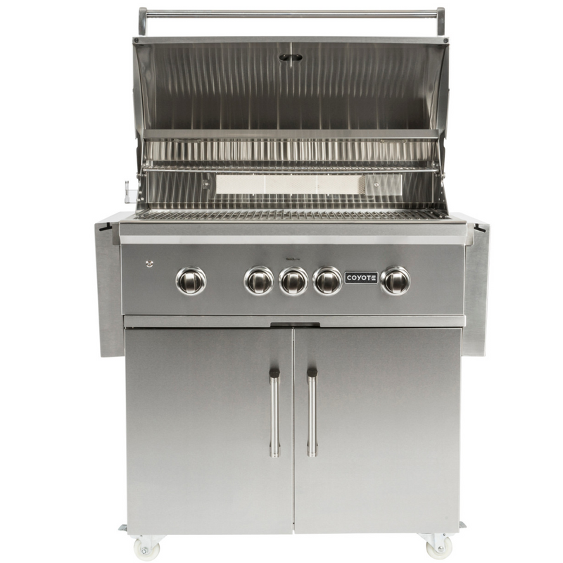 36" S-Series Grill Package - Includes Grill w/ Cart, Charcoal Tray, Sm ...